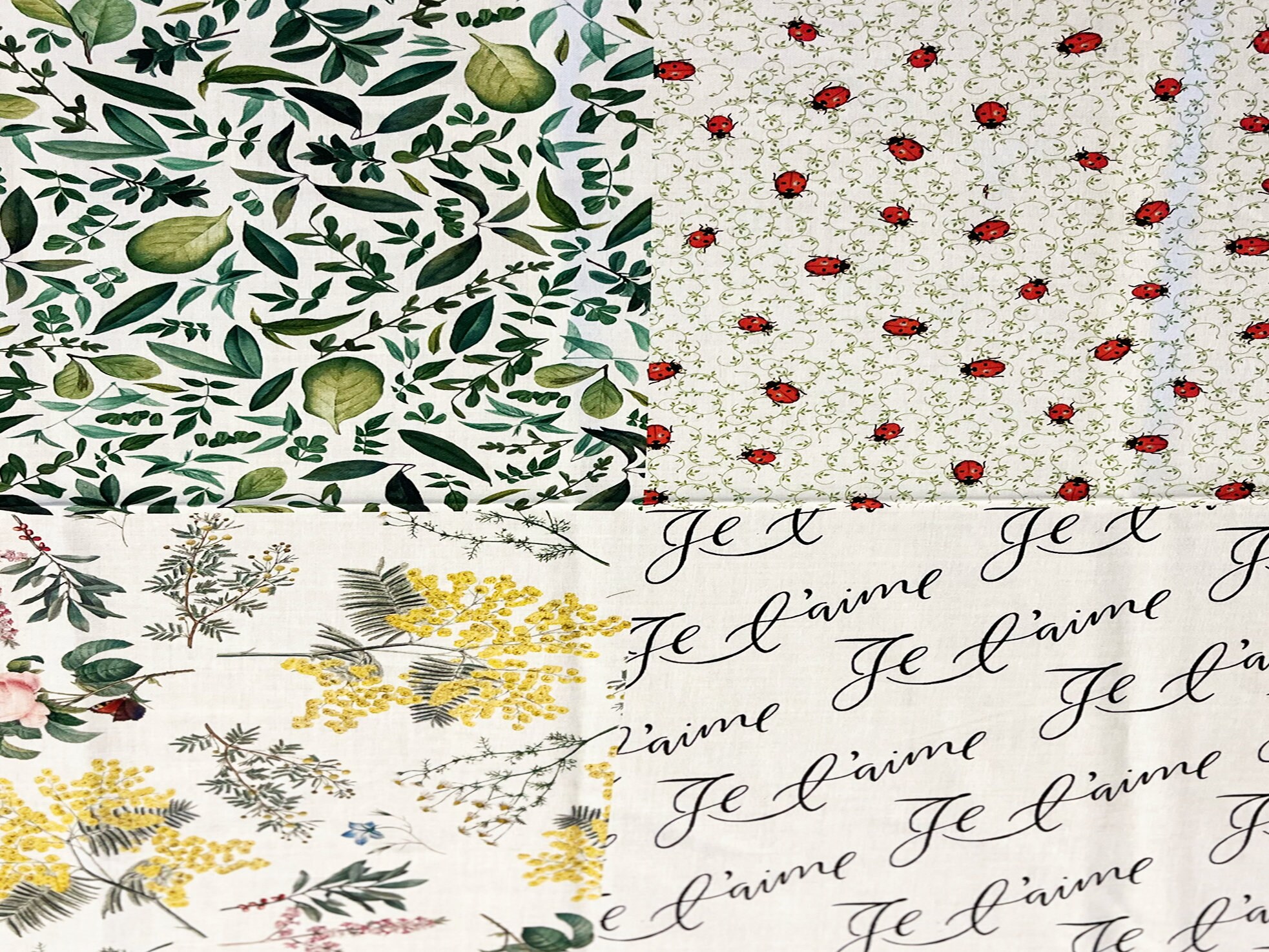 Hailey Hoffman Fabrics No Weeds Here Q4444 Panel Fabric by the Panel ...