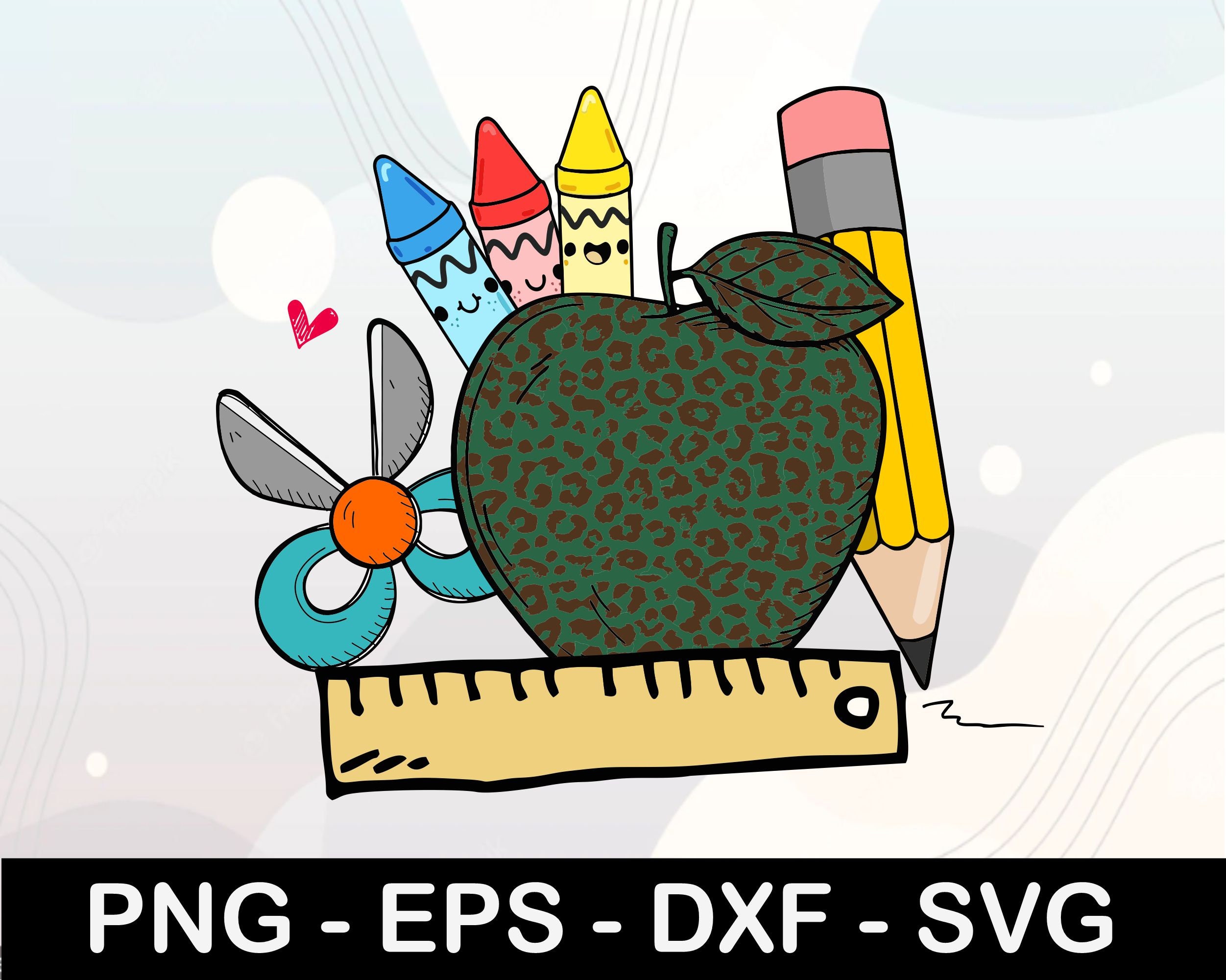 Back to School Svg, Png, Dxf, Eps, Teacher Gift Svg, Funny School ...