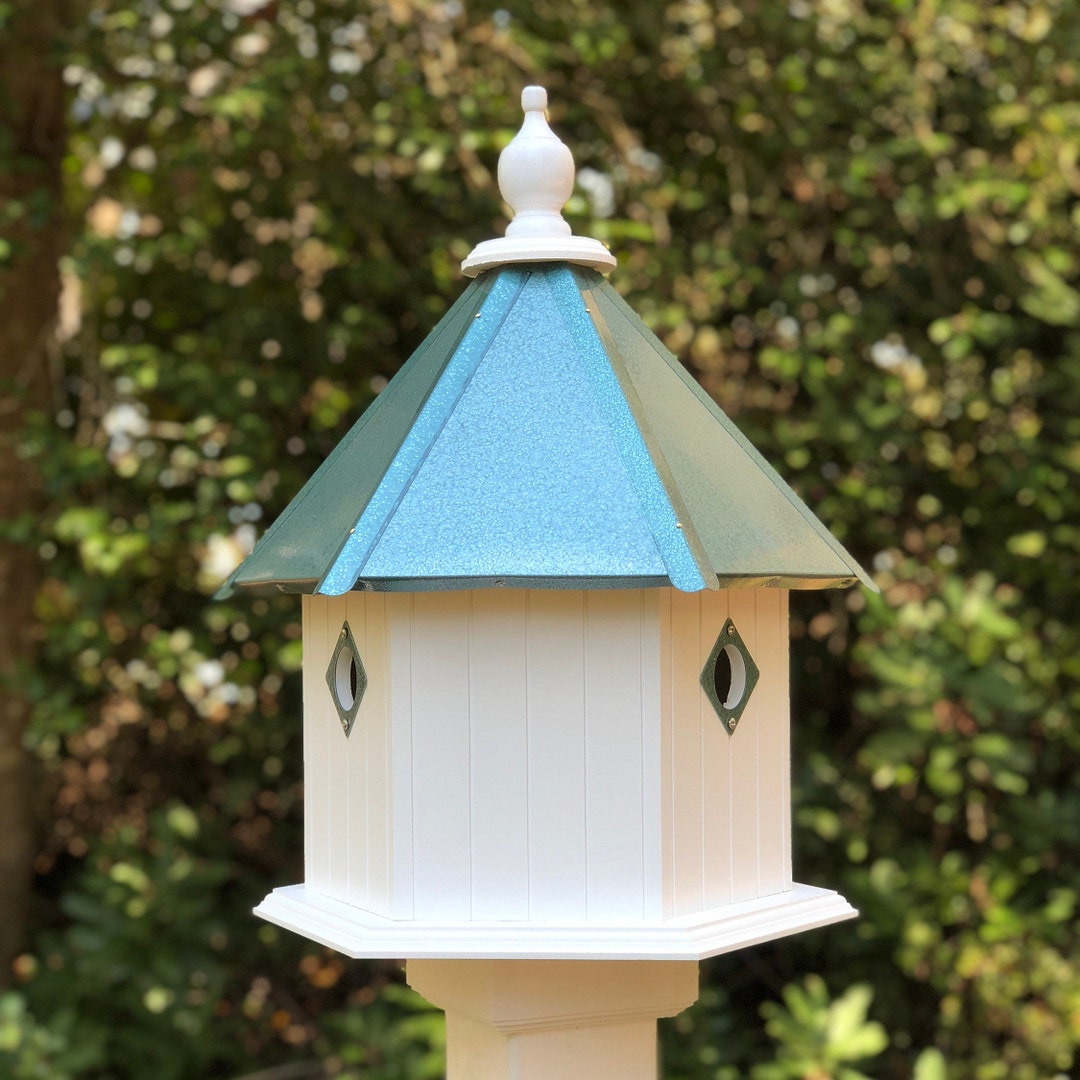 Gardenia Birdhouse – Outdoor PVC Birdhouse With Three Nesting Cavities ...