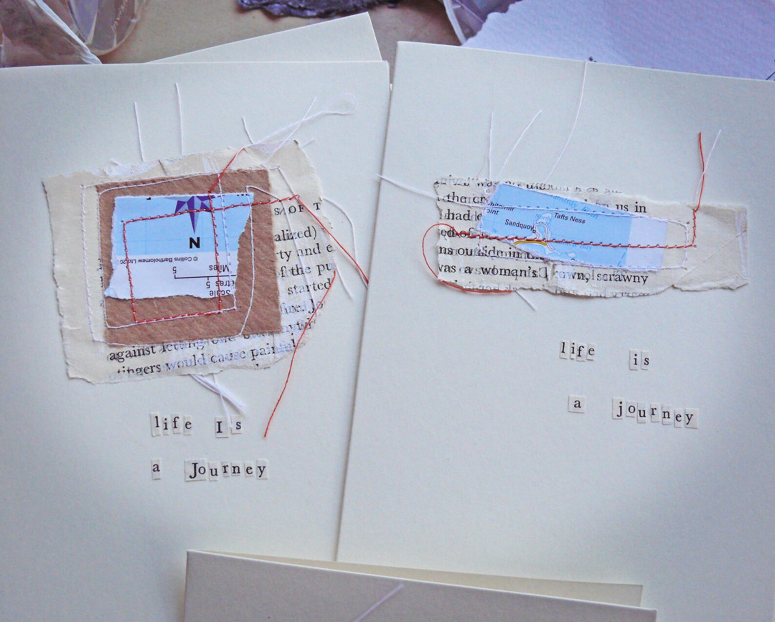 Journey Map Cards MADE TO ORDER - Etsy UK