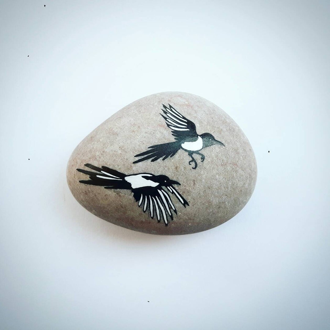 And Another Magpie... Story Stone - MADE TO ORDER - Etsy