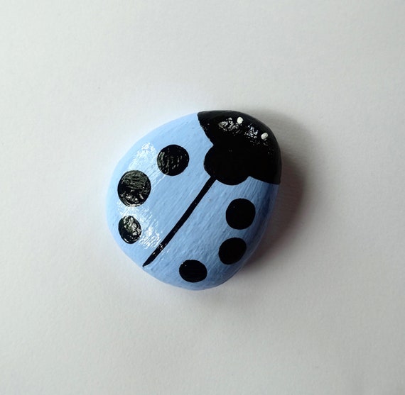 Blue Ladybird Stone MADE TO ORDER - Etsy