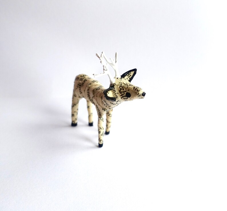 Tiny Paper Deer MADE TO ORDER - Etsy
