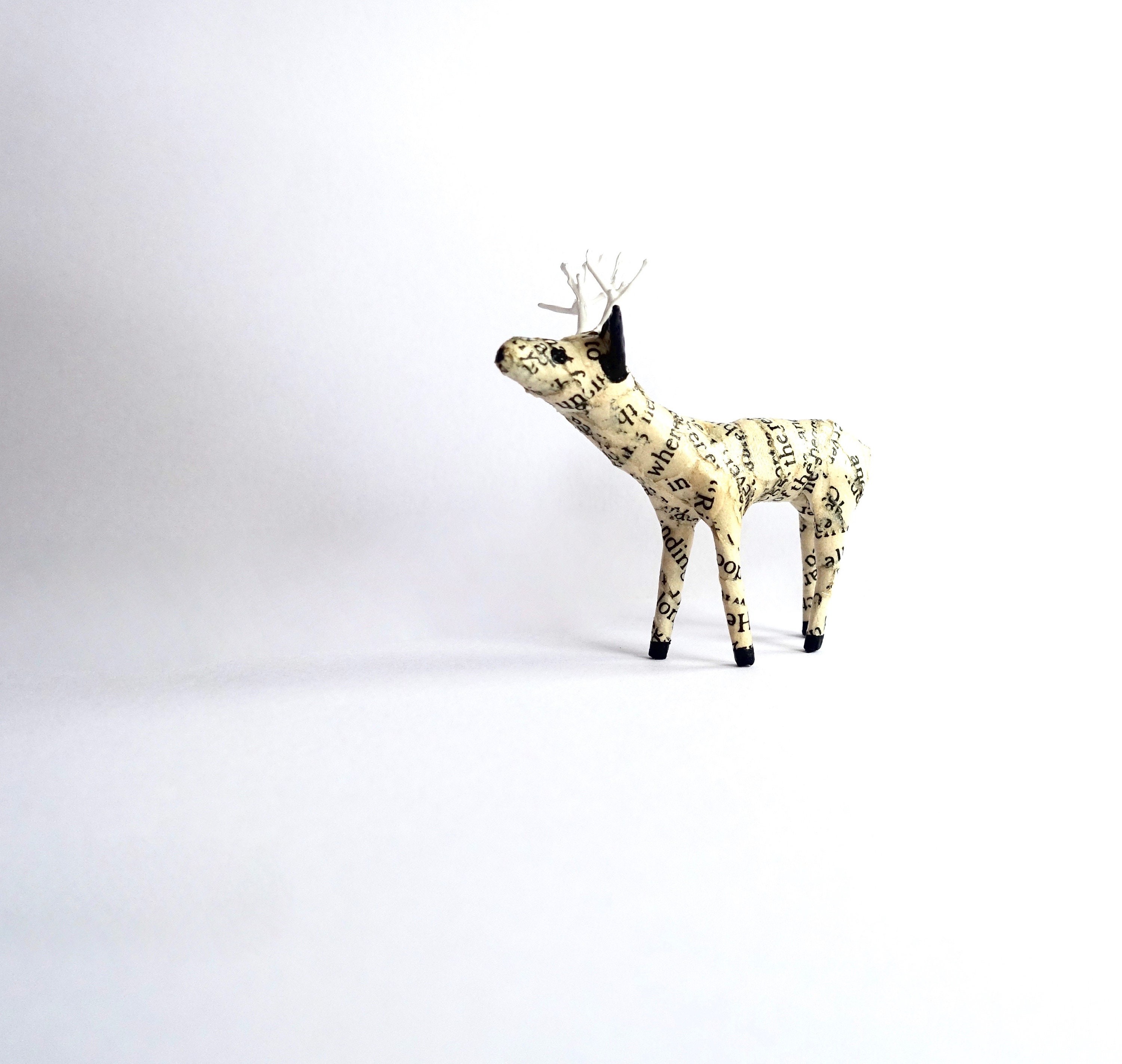 Tiny Paper Deer - MADE TO ORDER - Etsy