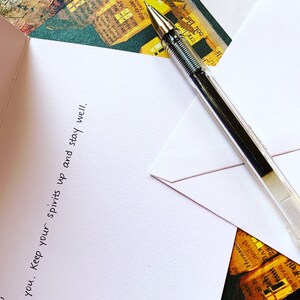 Custom Personalised Message Inside a Card - Cut Lettering - Etsy