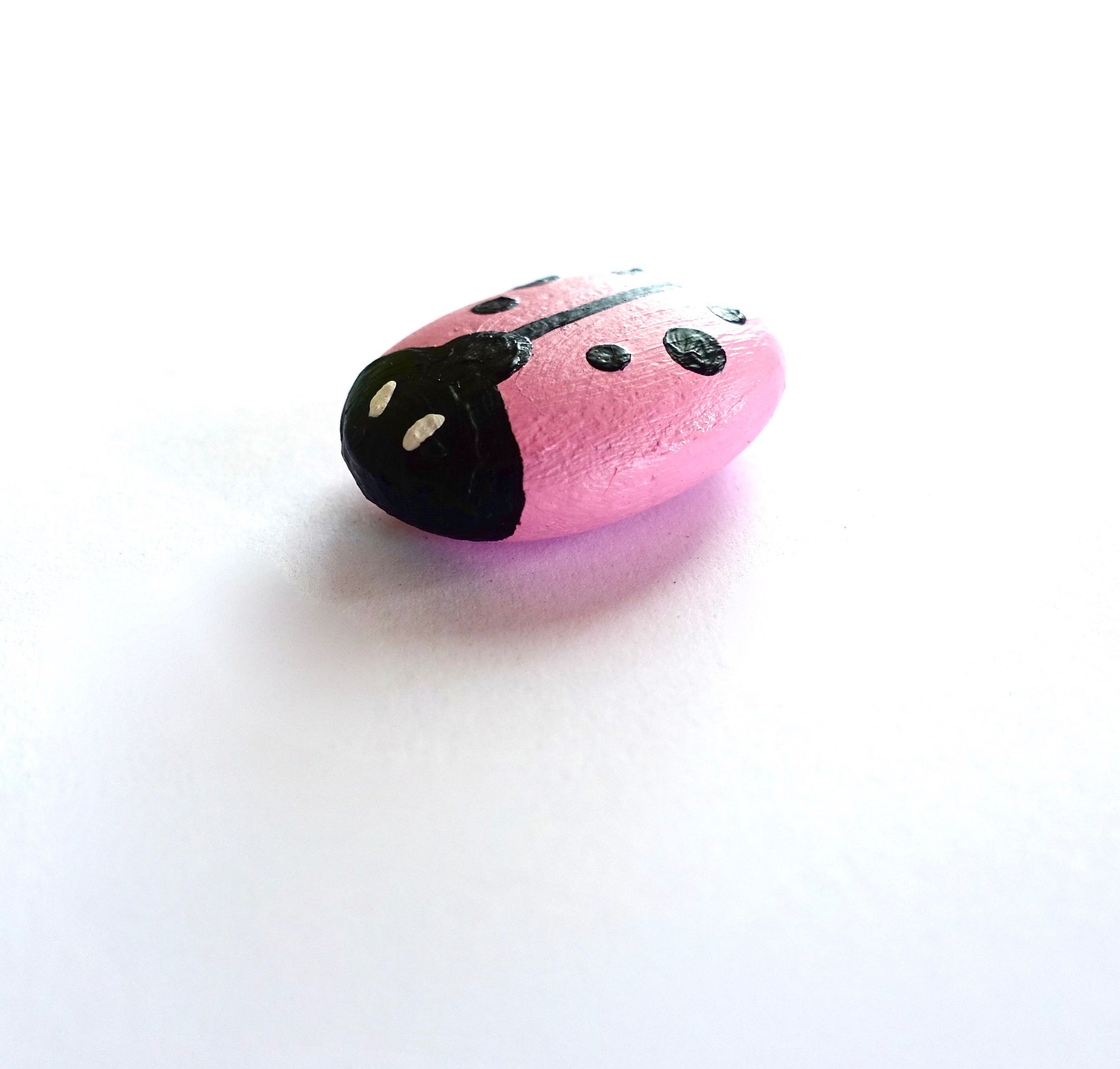 Pink Ladybird Stone MADE TO ORDER - Etsy