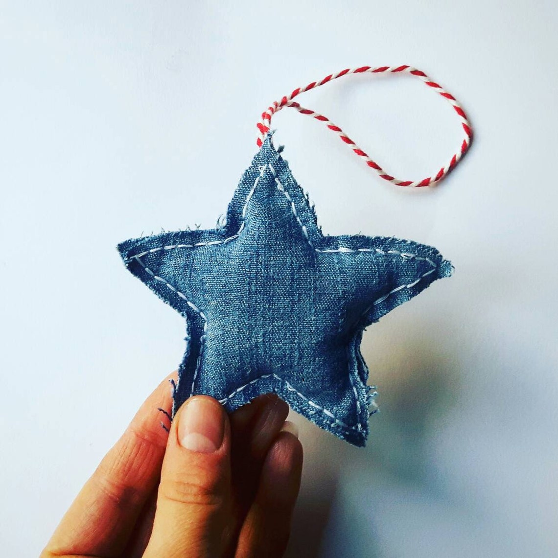 Handmade Denim Star MADE TO ORDER - Etsy