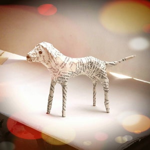 Handmade Pet Portrait Paper Model - MADE TO ORDER - Etsy