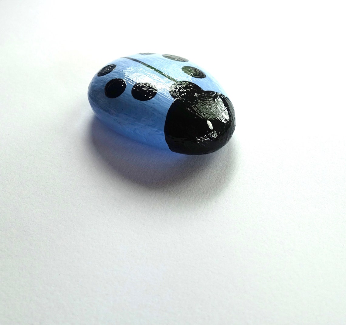 Blue Ladybird Stone - MADE TO ORDER - Etsy