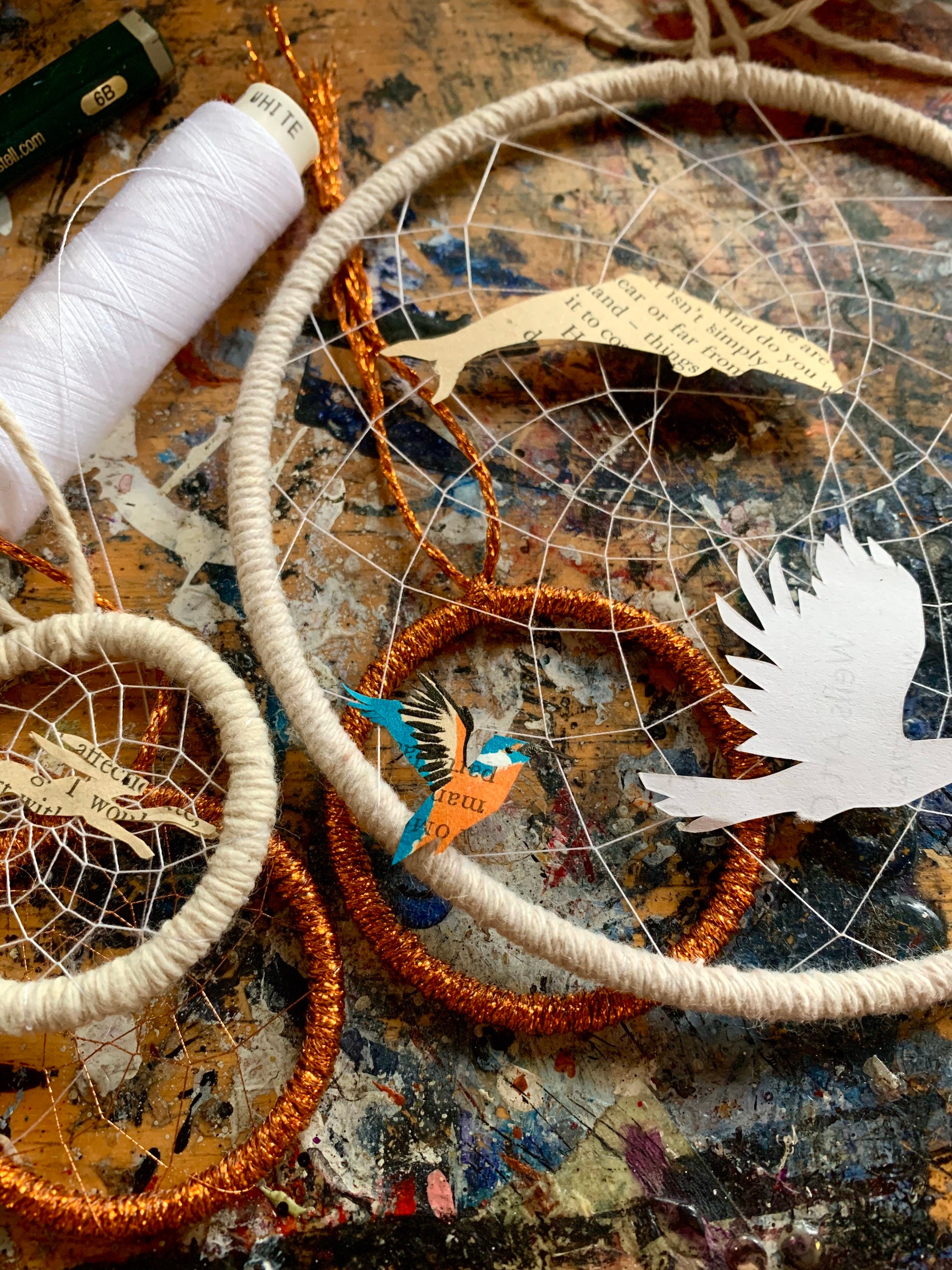 Copper Barn Owl Dreamcatcher MADE TO ORDER | Etsy