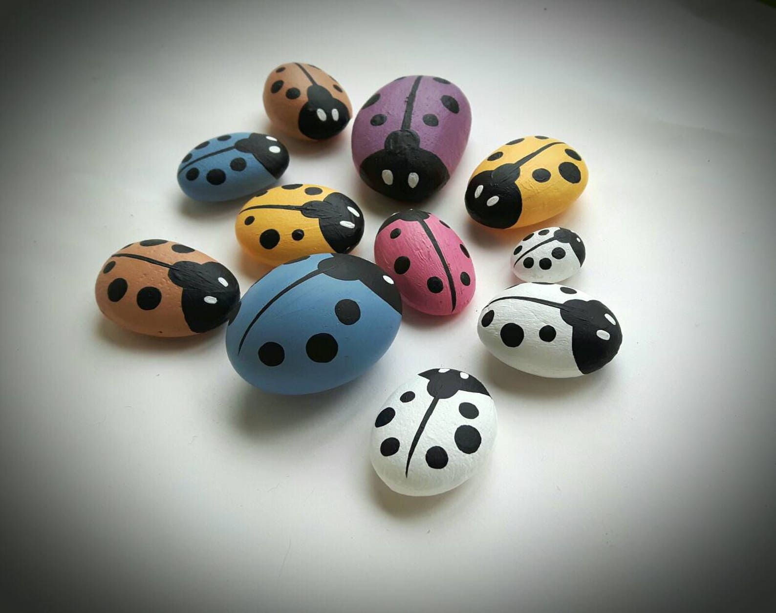 Pretty Pastel Ladybirds - MADE TO ORDER - Etsy