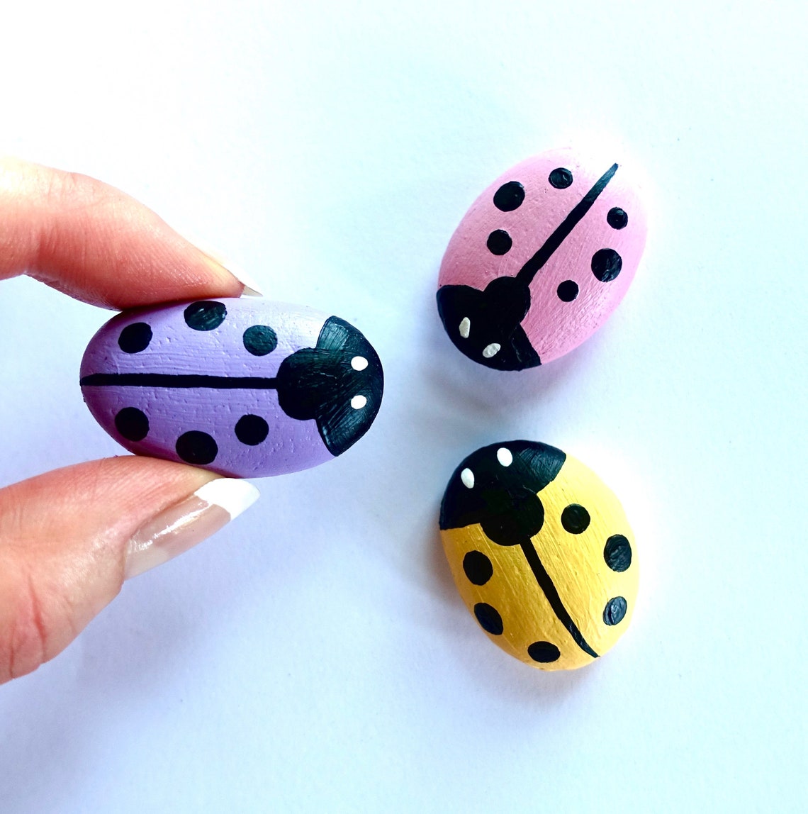 Pretty Pastel Ladybirds - MADE TO ORDER - Etsy