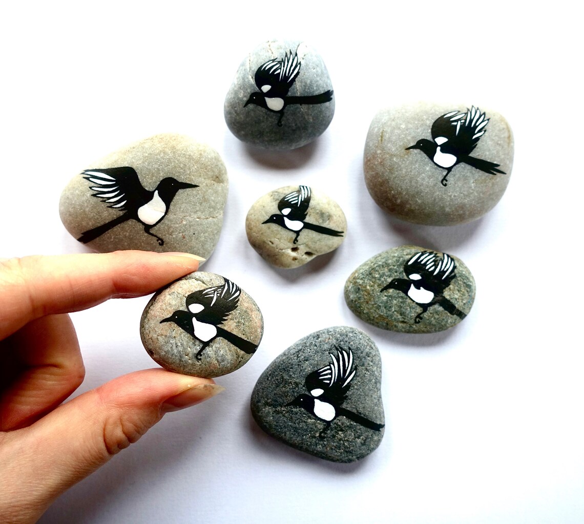 Seven Secret Magpies Story Stones - Set of 7 - MADE TO ORDER - Etsy