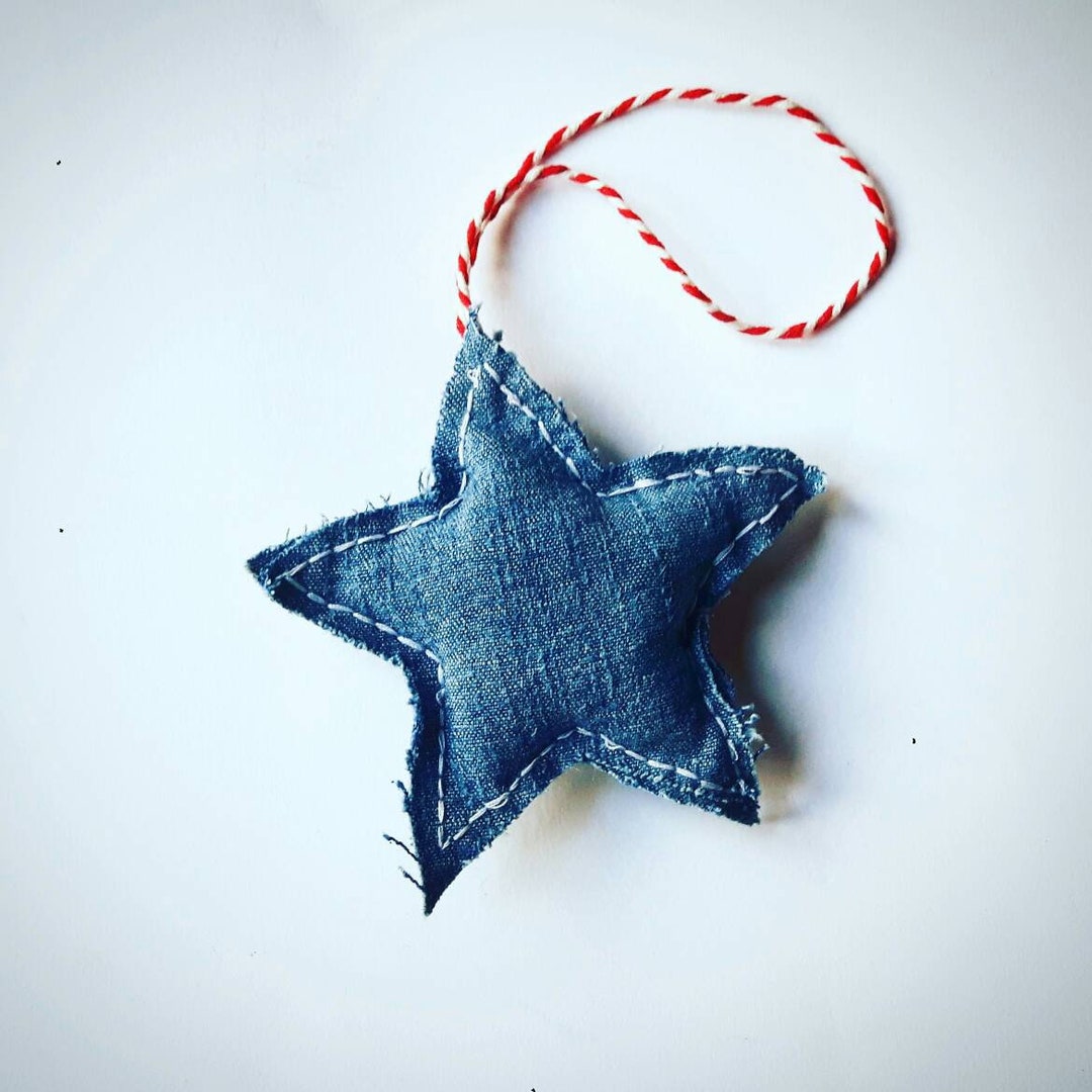 Handmade Denim Star - MADE TO ORDER - Etsy