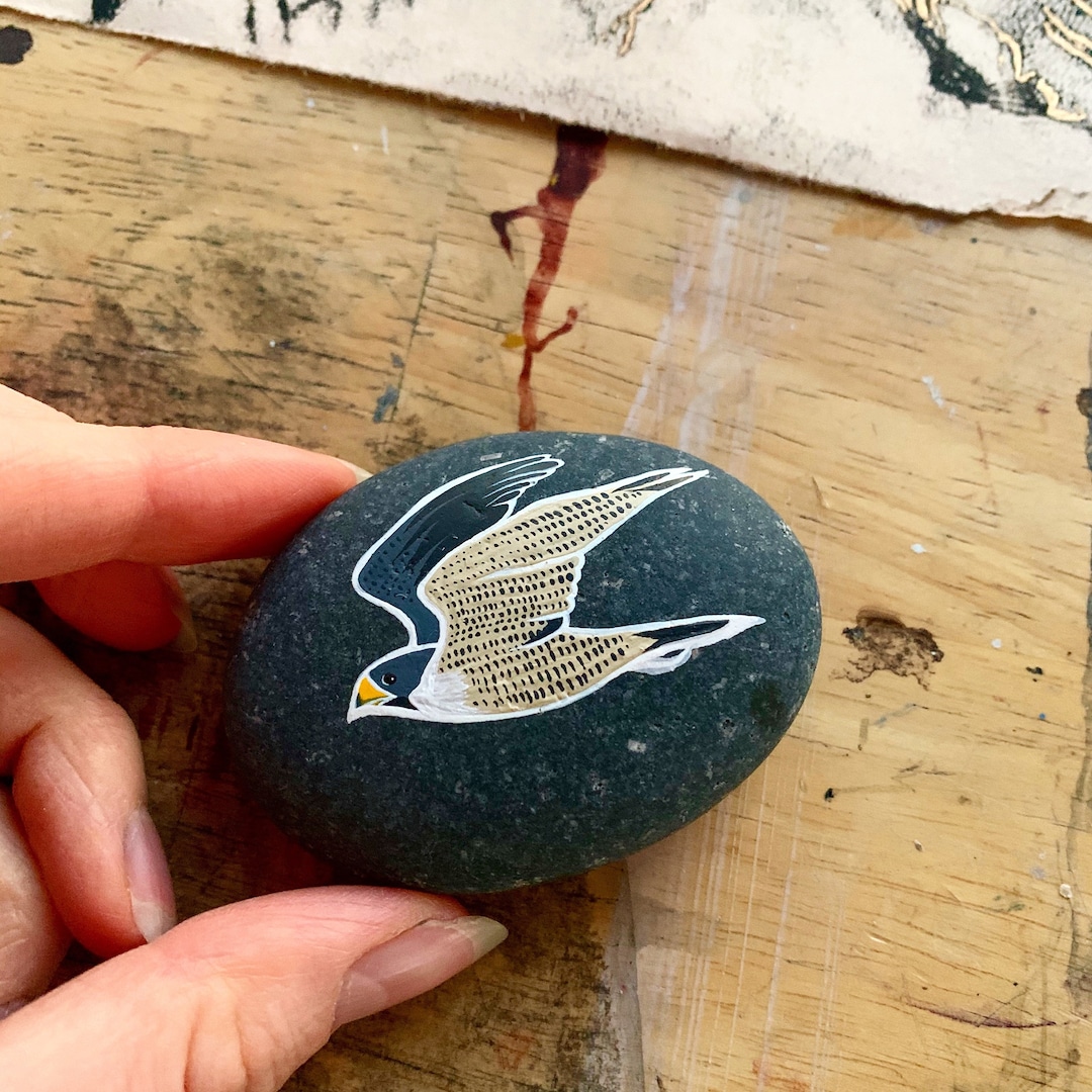 Peregrine Falcon Stone MADE TO ORDER - Etsy