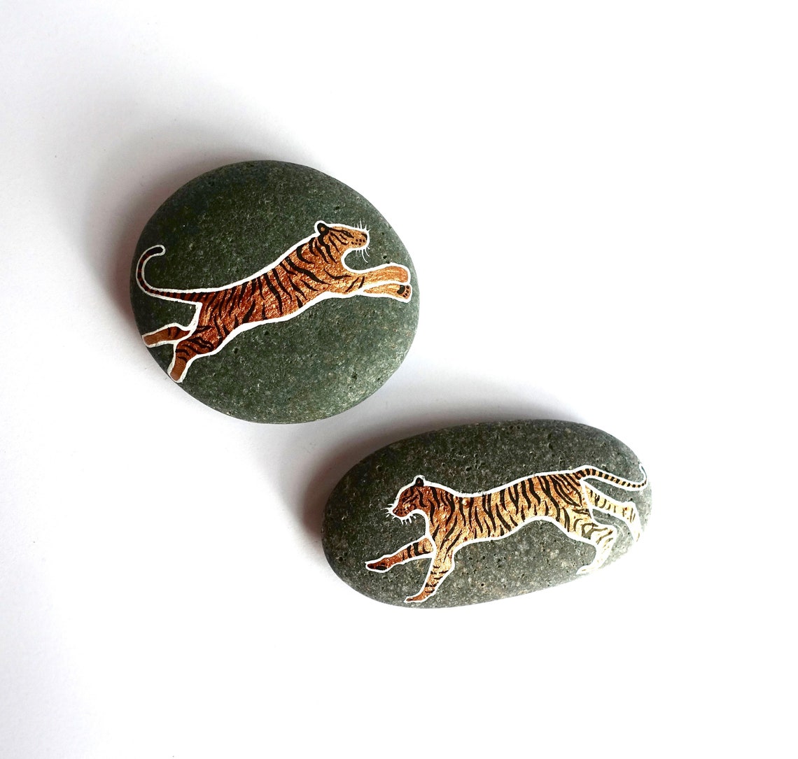 Copper Tiger Stone MADE TO ORDER - Etsy