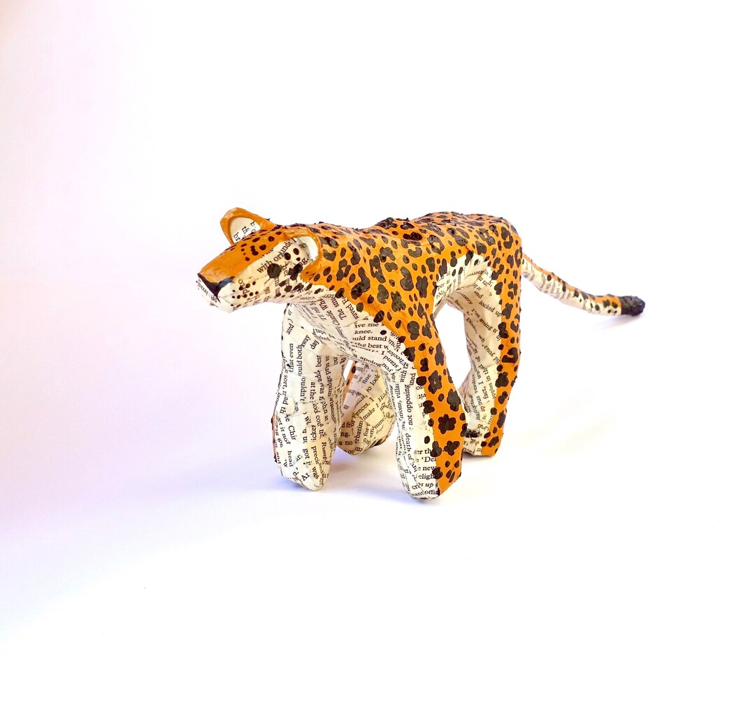 Little Paper Leopard - MADE TO ORDER - Etsy