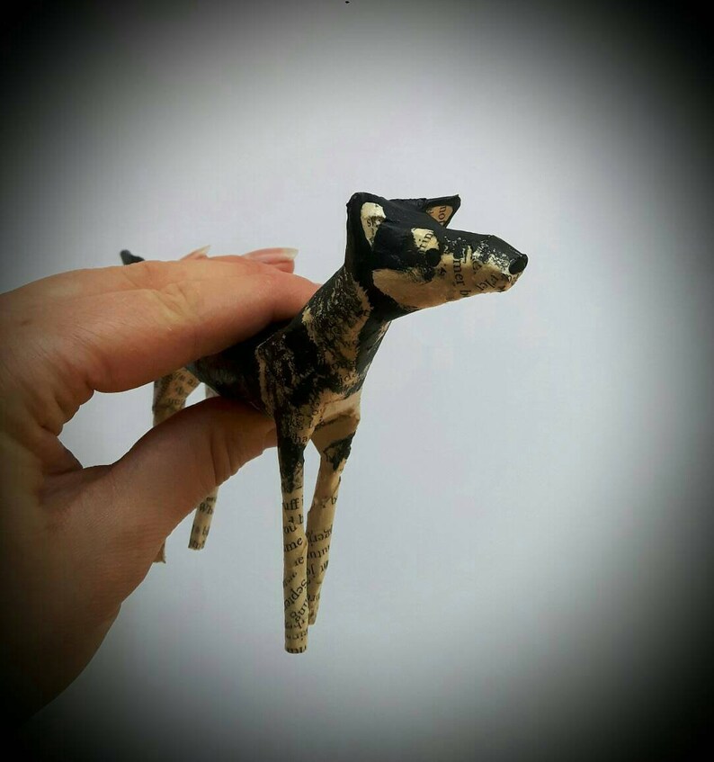 Handmade Pet Portrait Paper Model MADE TO ORDER - Etsy