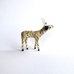 Tiny Paper Deer - MADE TO ORDER - Etsy