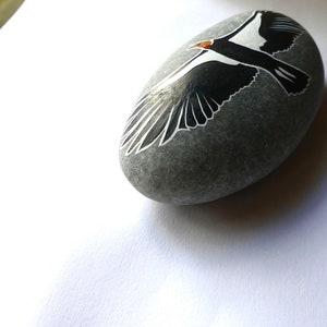 Painted Condor Stone - MADE TO ORDER - Etsy