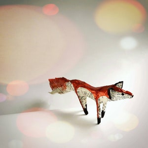 Little Paper Fox - MADE TO ORDER - Etsy