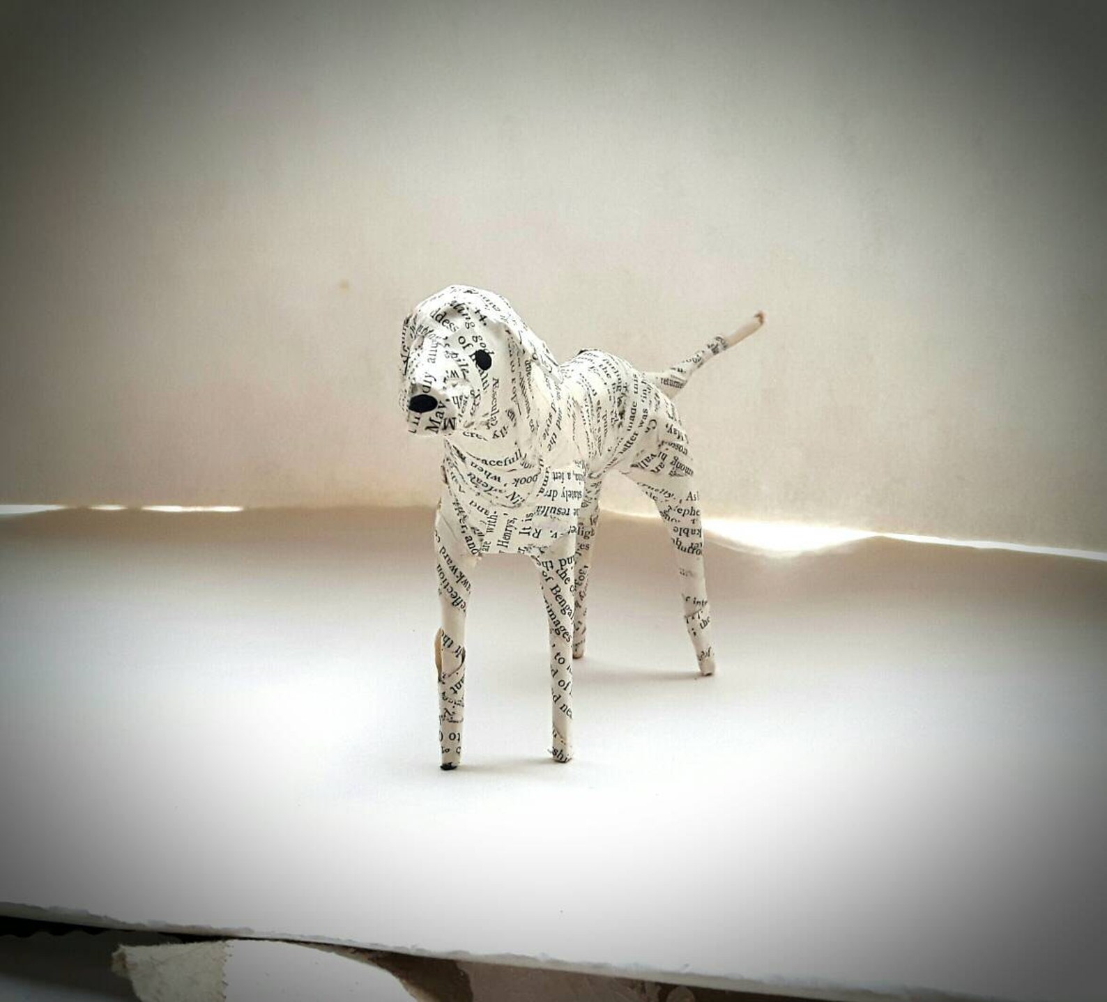 Handmade Pet Portrait Paper Model MADE TO ORDER - Etsy