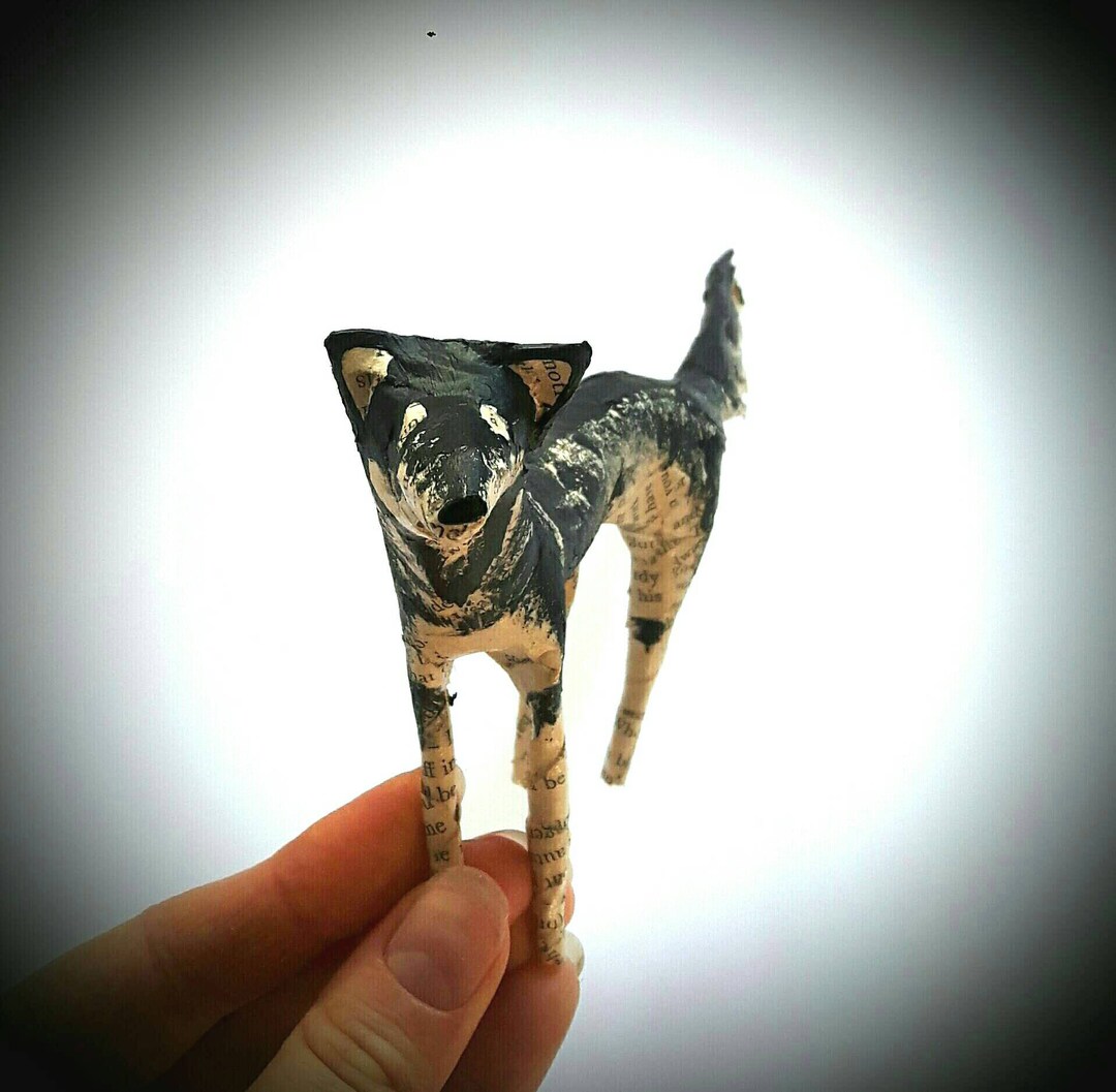 Handmade Pet Portrait Paper Model - MADE TO ORDER - Etsy