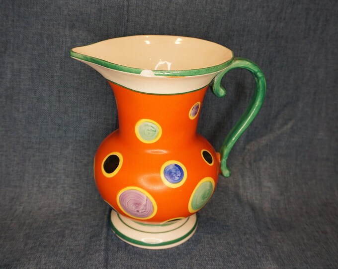 Vintage Lostro 1 Liter Pitcher AS-IS. Hand Painted Registered ...