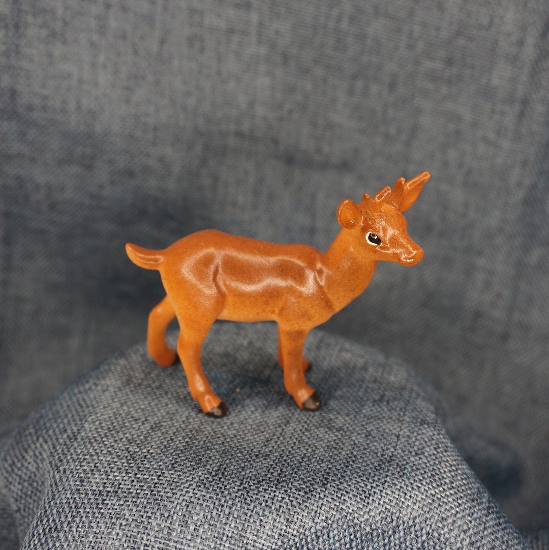 Loza Electrica Vintage Ceramic Deer Figurine: Miniature Buck Decor - Etsy
