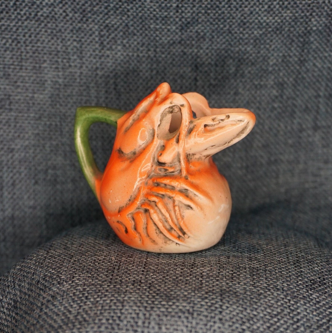 Miniature Lobster Pitcher: Germany Porcelain Dollhouse Creamer - Etsy