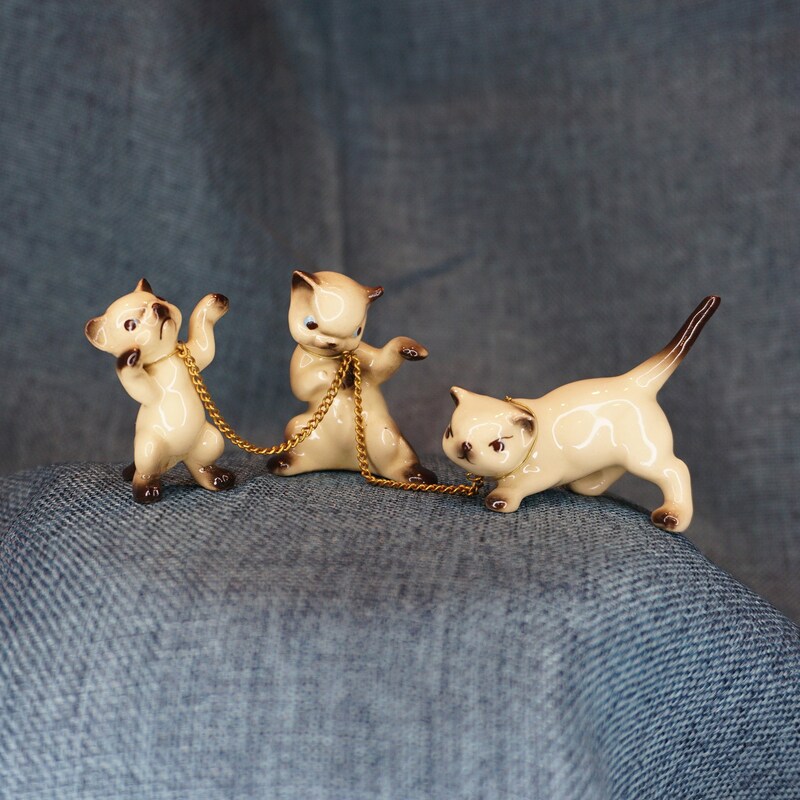 Chinese Cat Figurine - Etsy