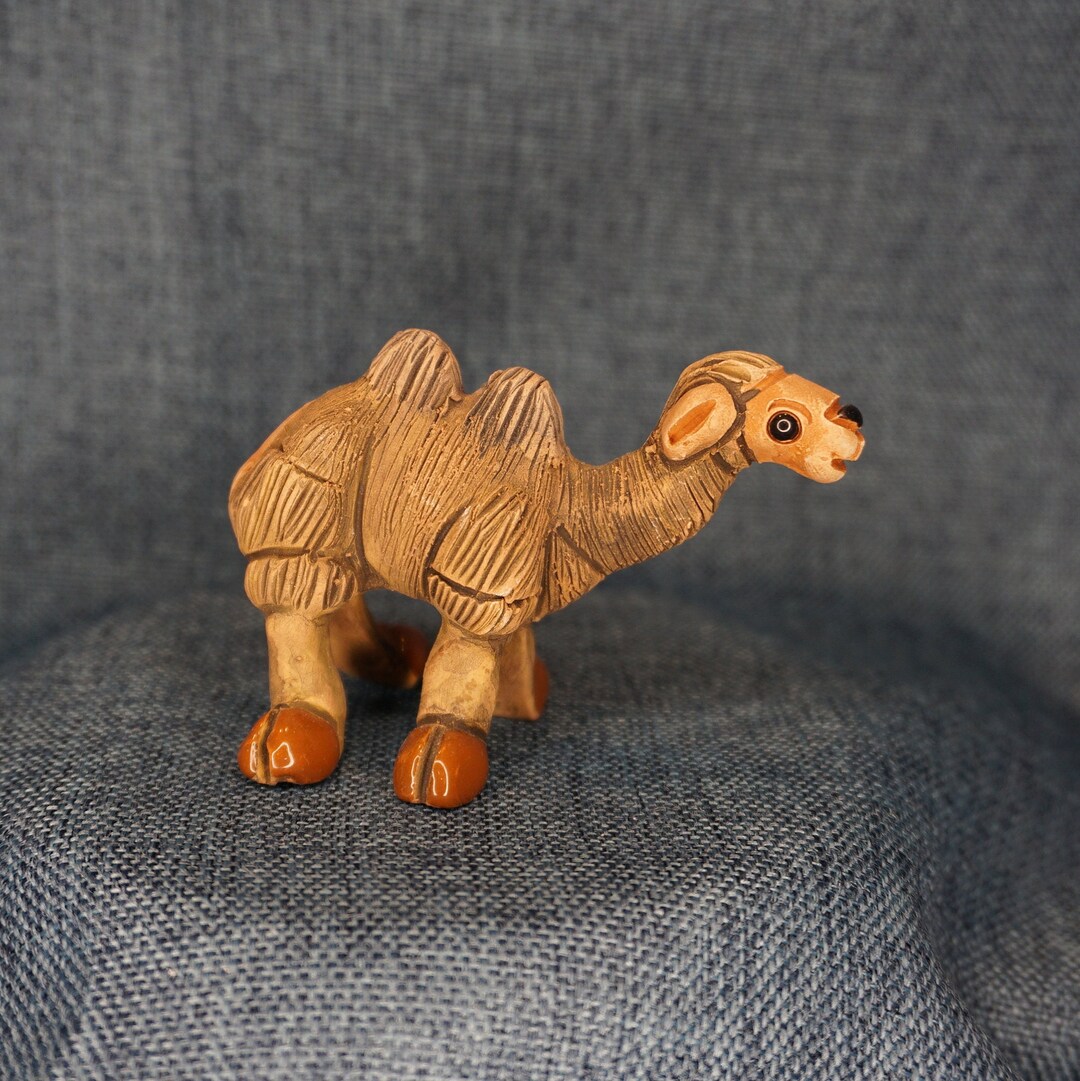 Miniature Stoneware Camel Figurine. Vintage CASAL Pottery Figure ...