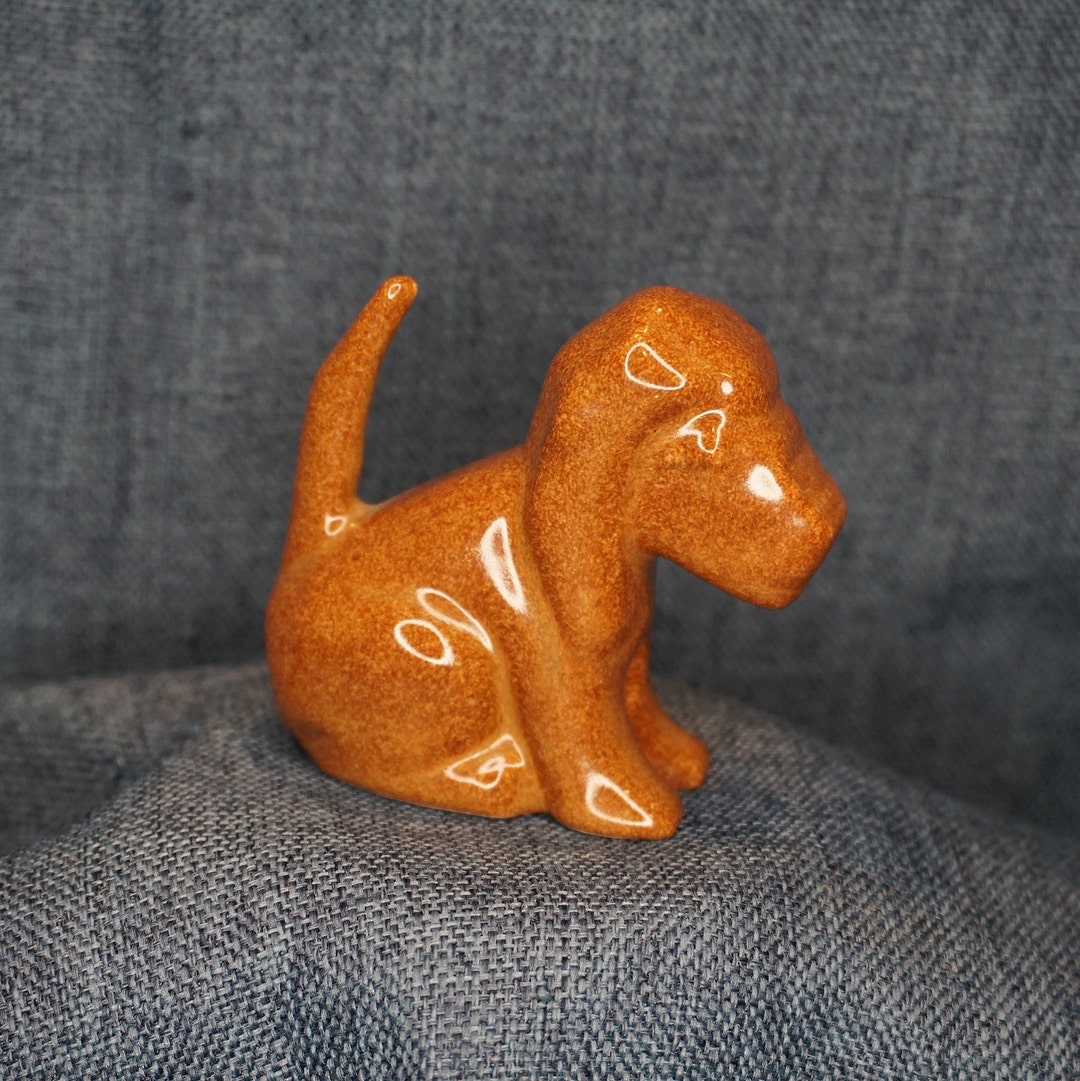 Vintage Metlox Cubist Dog Figurine: Art Deco Ceramic Pottery - Etsy