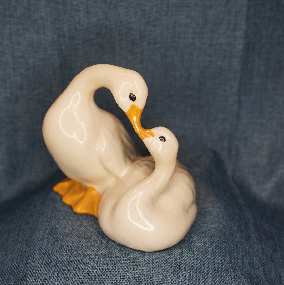 Brayton Laguna Pottery Duck Couple Figurine. California Pottery Mid ...