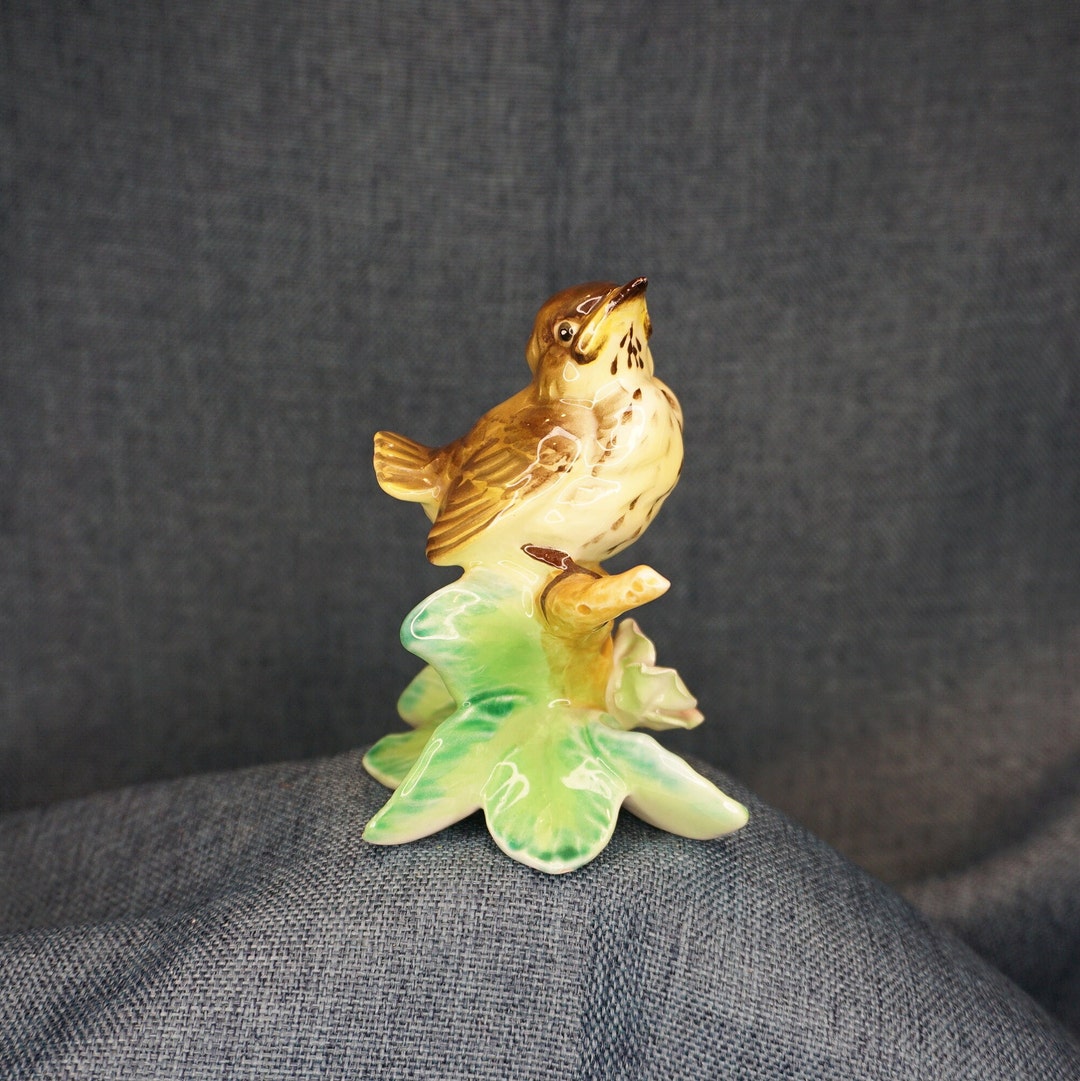 Vintage Baby Bird Figurine AS-IS. Small Ceramic PY Coronet Japan Grumpy ...