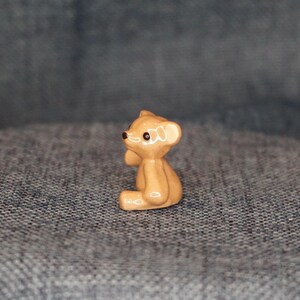 Hagen Renaker Big Brother Teddy Bear Figurine. Tiny Miniature Brown ...