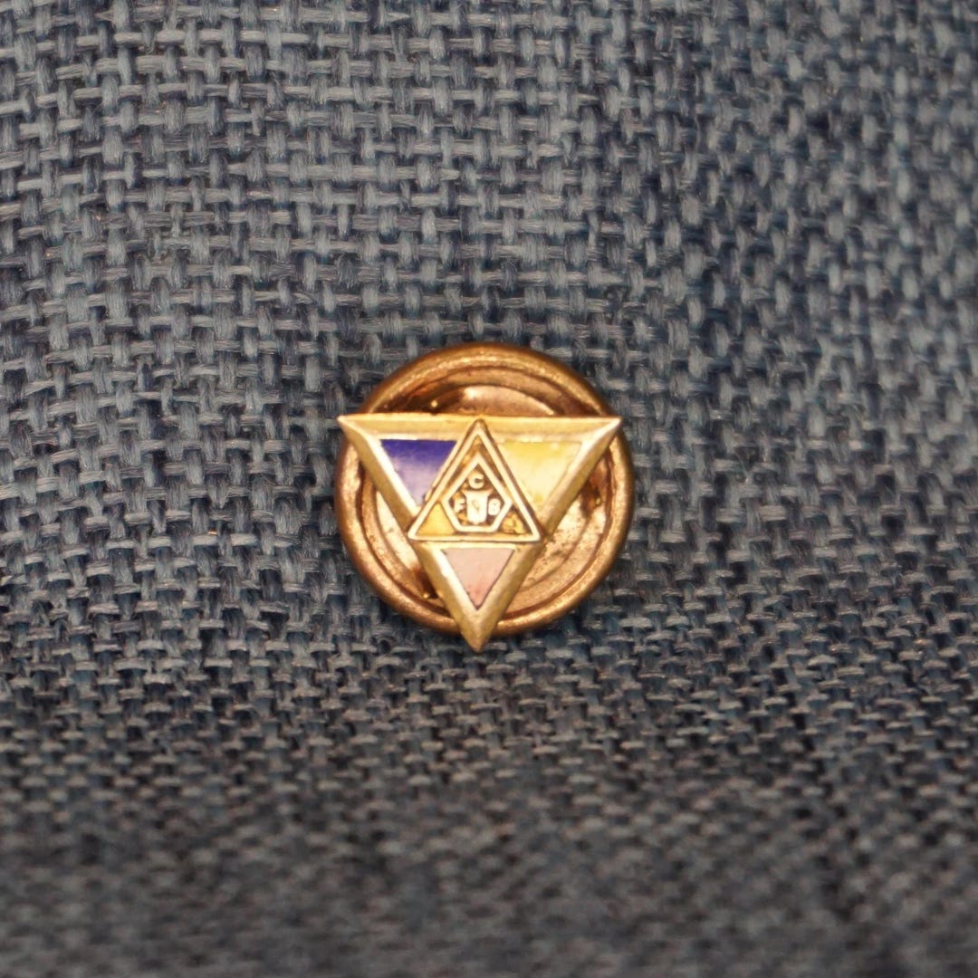 Vintage Knights of Pythias Screw Back Lapel Pin: Friendship, Charity ...