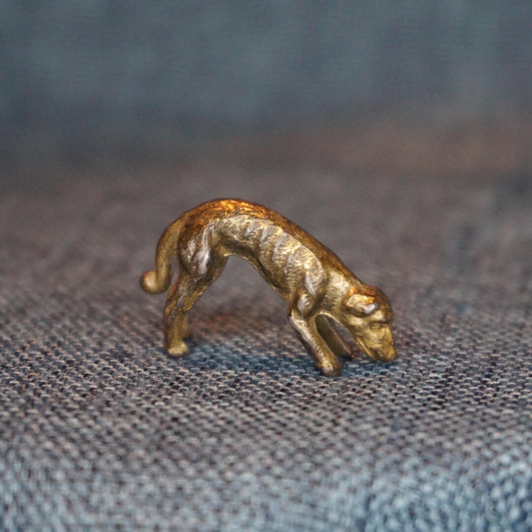 Miniature Metal Irish Wolfhound Figurine. Dollhouse Doll Diorama Pet ...