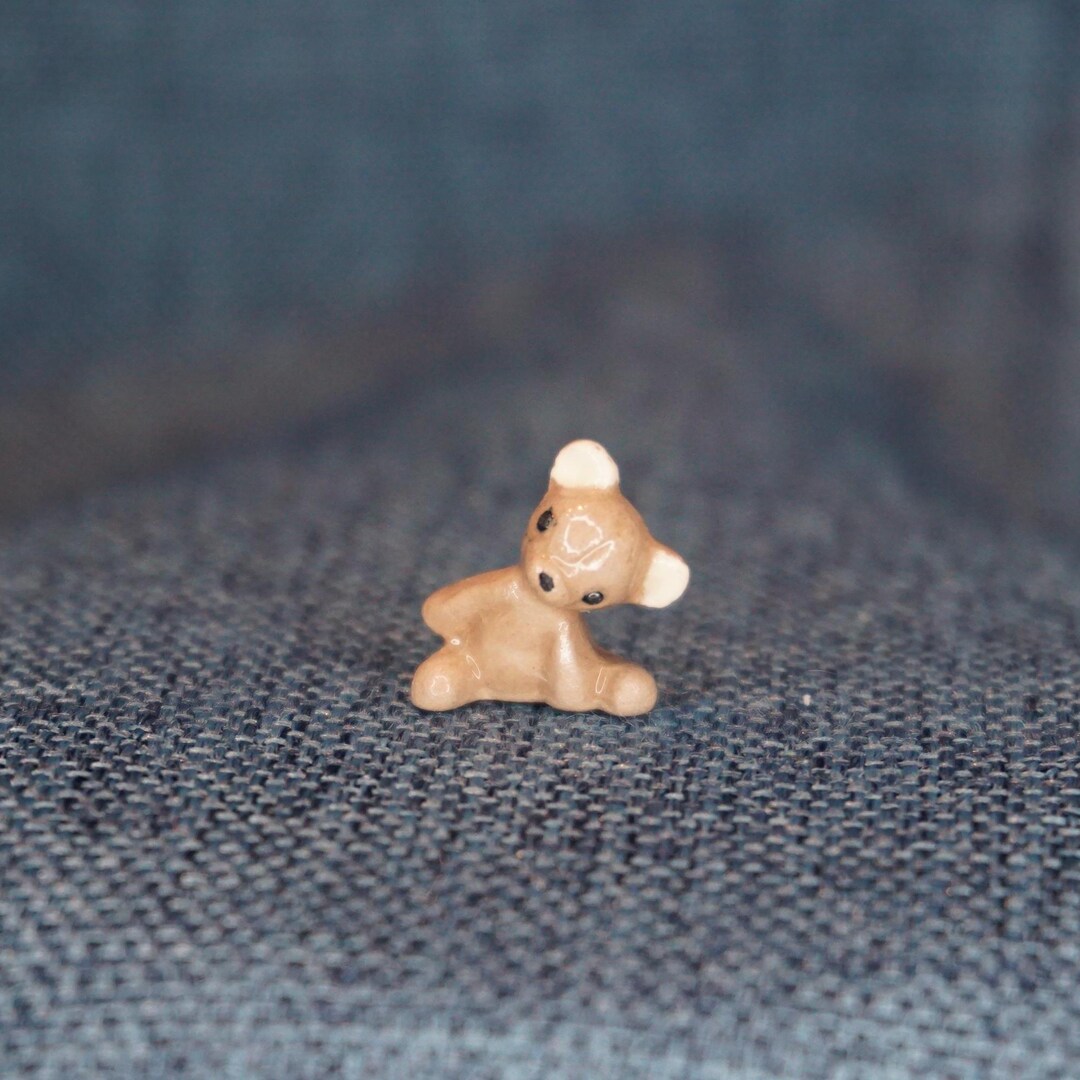 Hagen Renaker Little Brother Teddy Bear Figurine. Tiny Miniature Brown ...