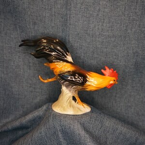 Goebel Rooster Figurine. Vintage Ceramic West Germany Bird Figure ...