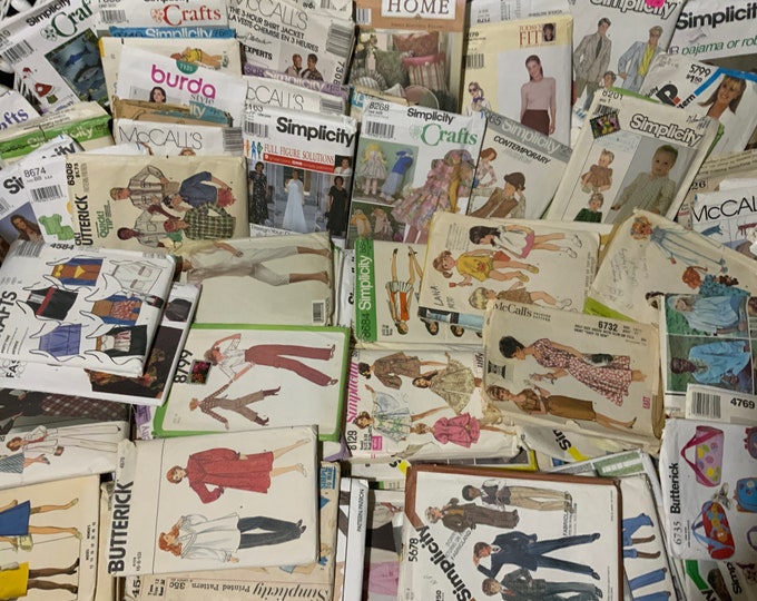 Serious Crafters, Box of 30, Sewing and Crafts Patterns - Etsy