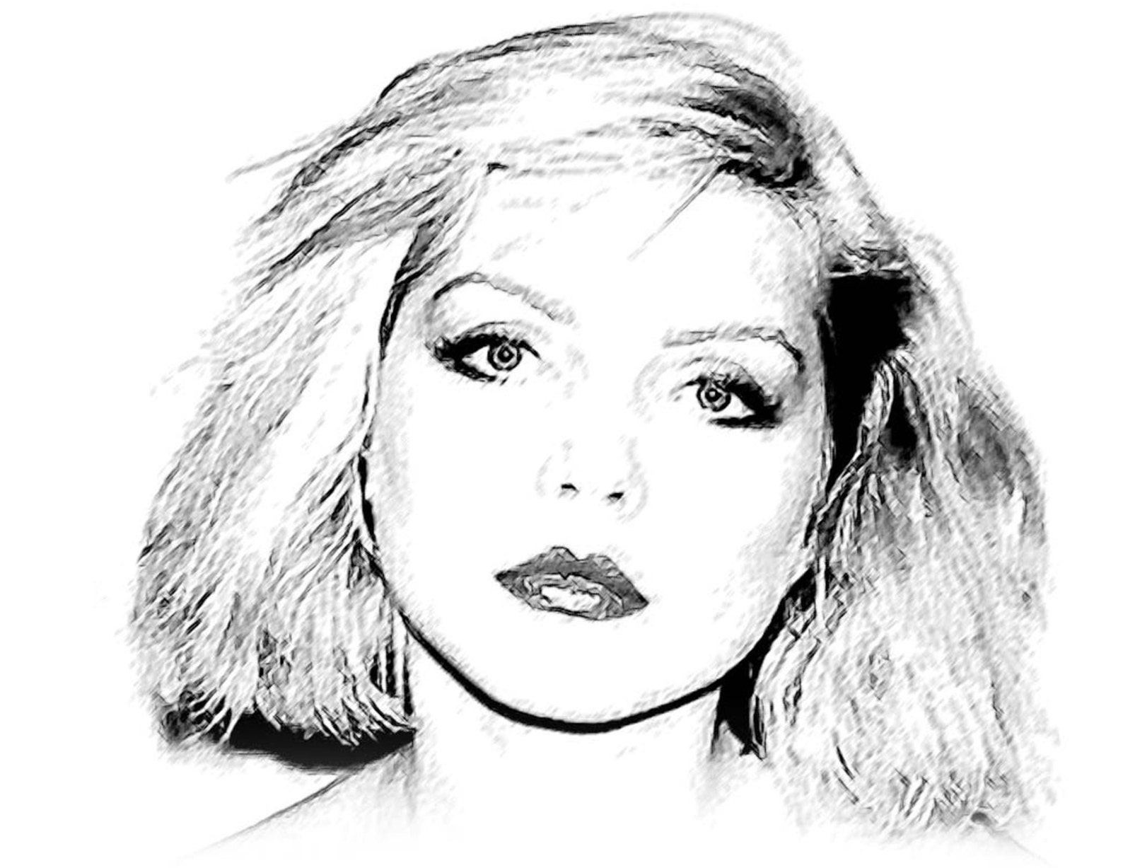 Debbie Harry Drawing T Shirt - Etsy