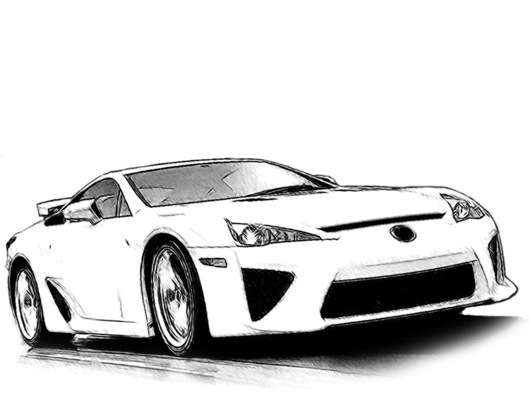 Lexus LFA Drawing T Shirt - Etsy