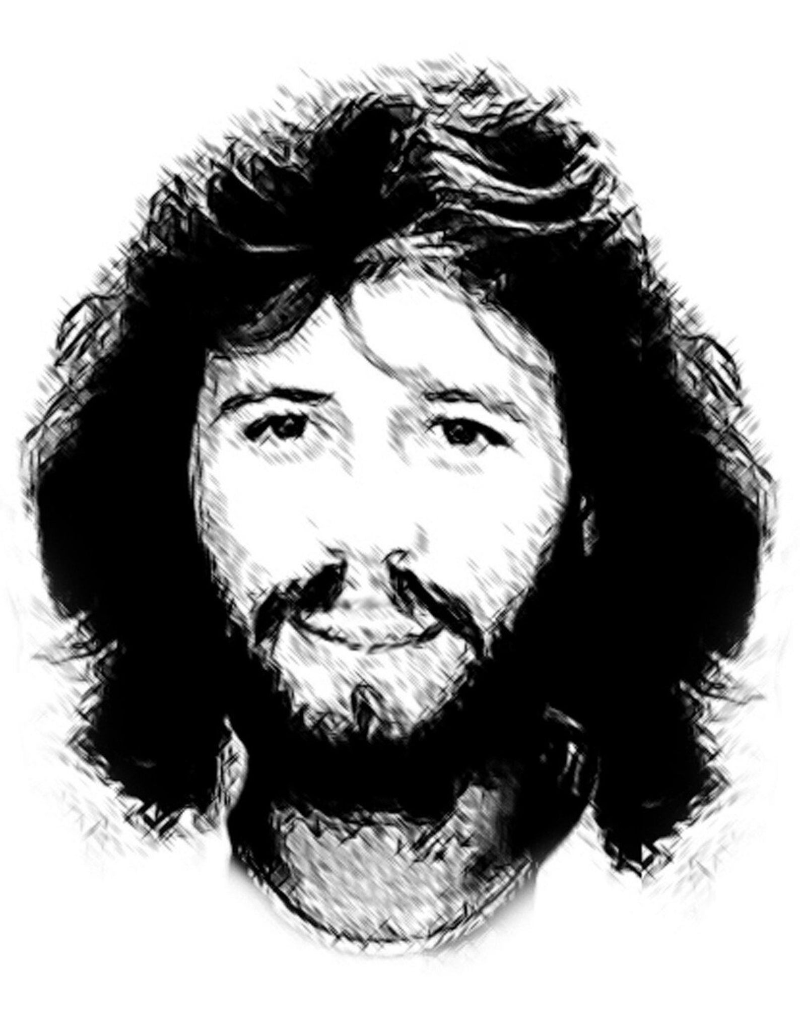Barry Gibb Drawing on Your T Shirt, Bee Gees, Drawing of Your Vaforite ...