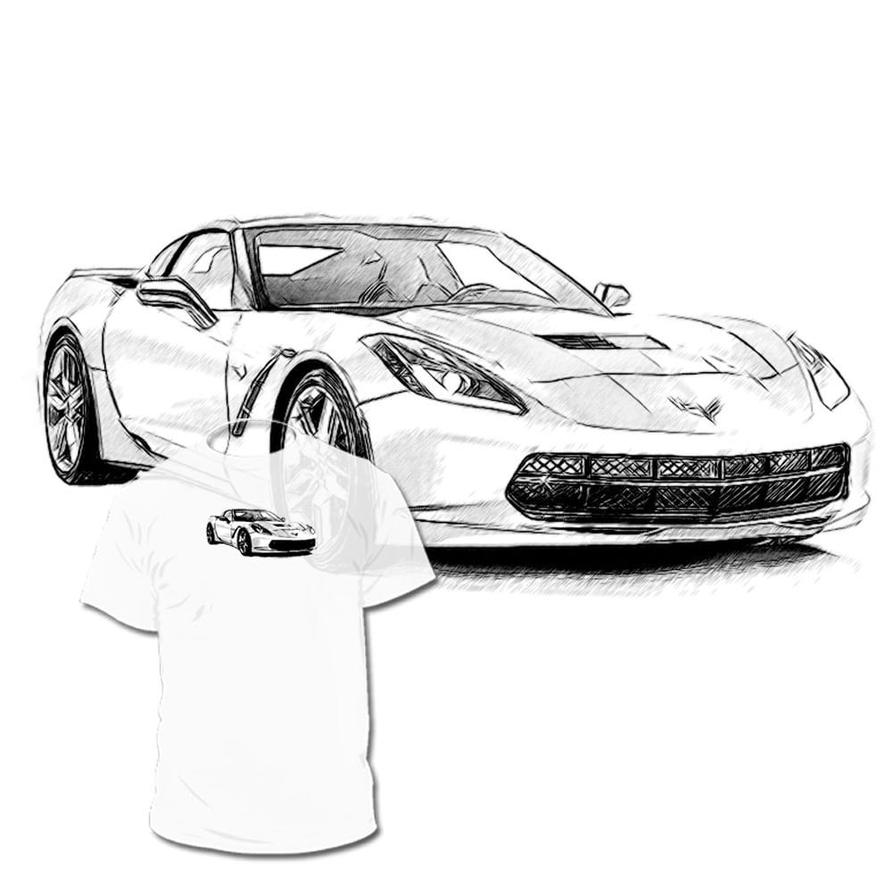 Corvette C7 Drawing