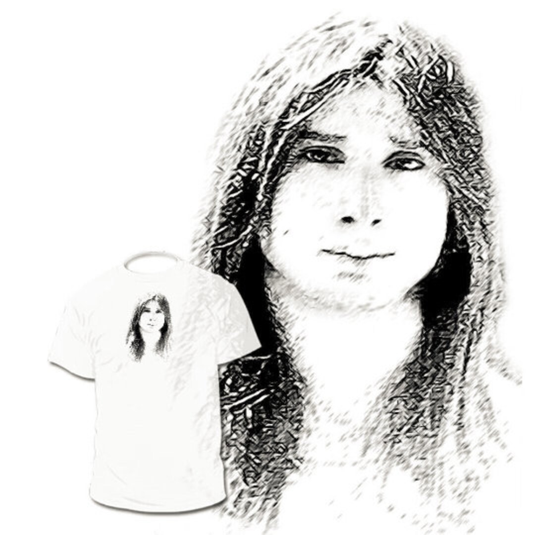 Steve Perry Drawing T Shirt Journey Band - Etsy