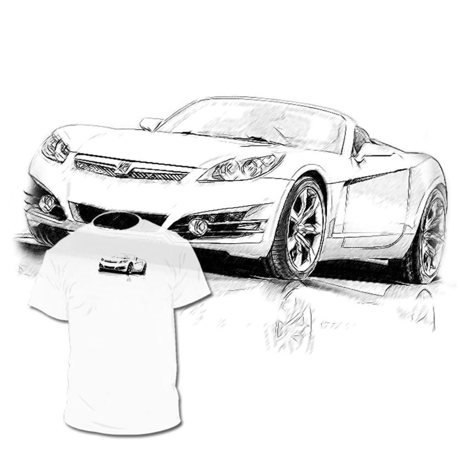 Lexus LFA Drawing T Shirt | Etsy