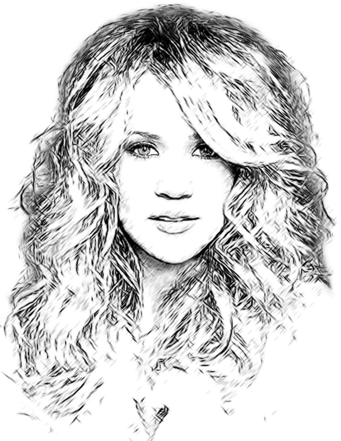 Pencil Drawings Of Carrie Underwood