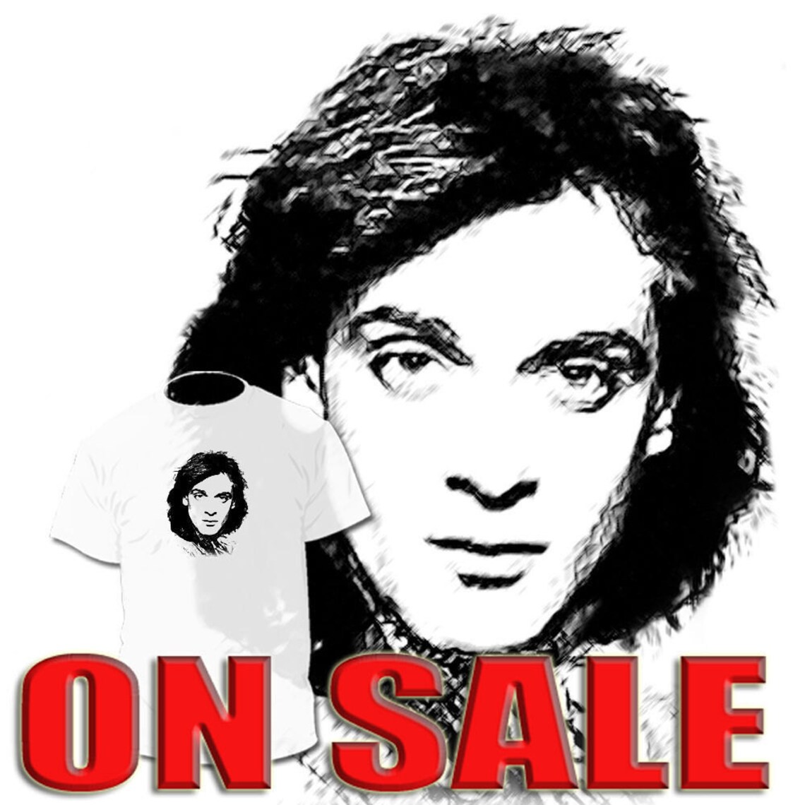 Eddie Money Drawing T Shirt - Etsy