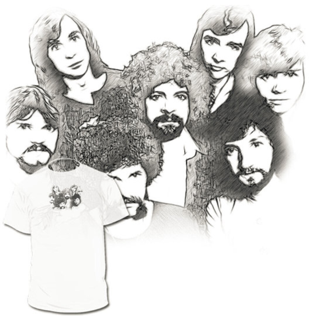 ELO Drawing T Shirt - Etsy